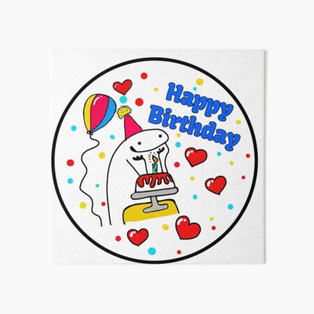 "Happy birthday Flork Lovers" Art Board Print by FanCreArt | Redbubble