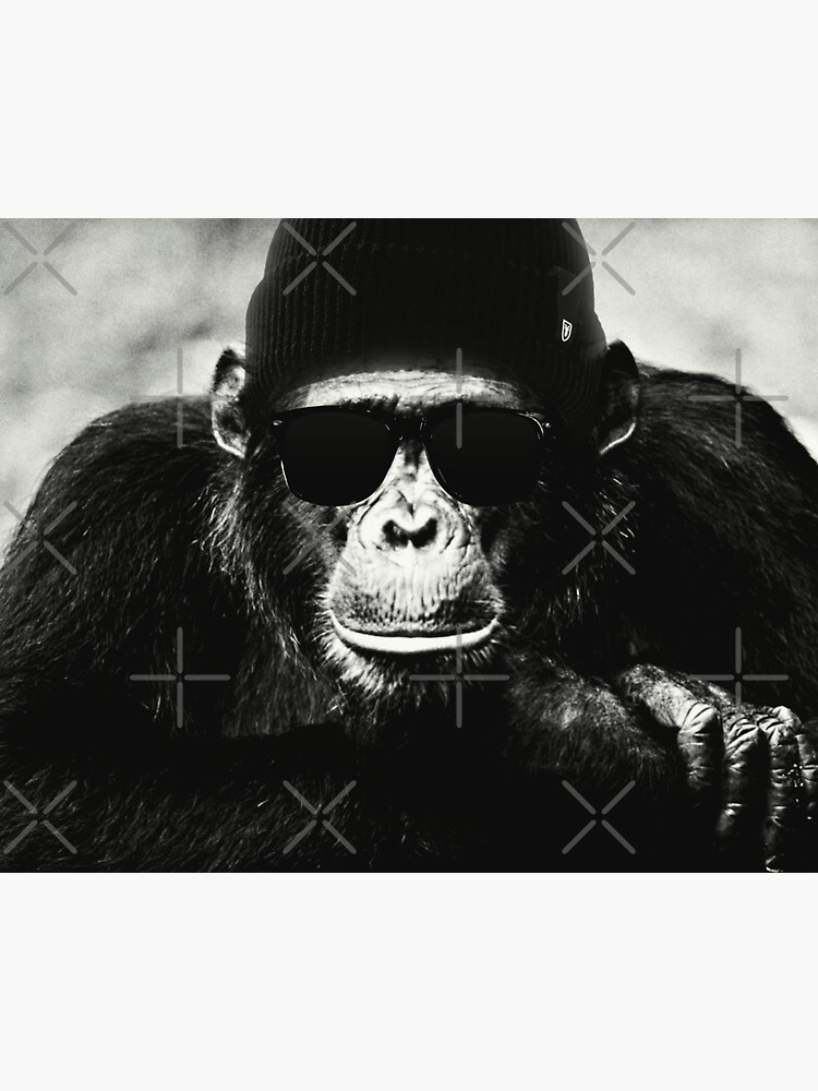 "Chimp with Drip" Sticker for Sale by AwesomeBeans | Redbubble