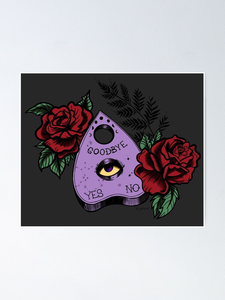 "Planchette " Poster for Sale by giuliarenzi | Redbubble