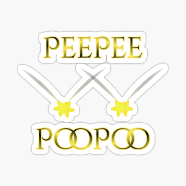 "PeePee PooPoo" Sticker by ibrahimsn | Redbubble