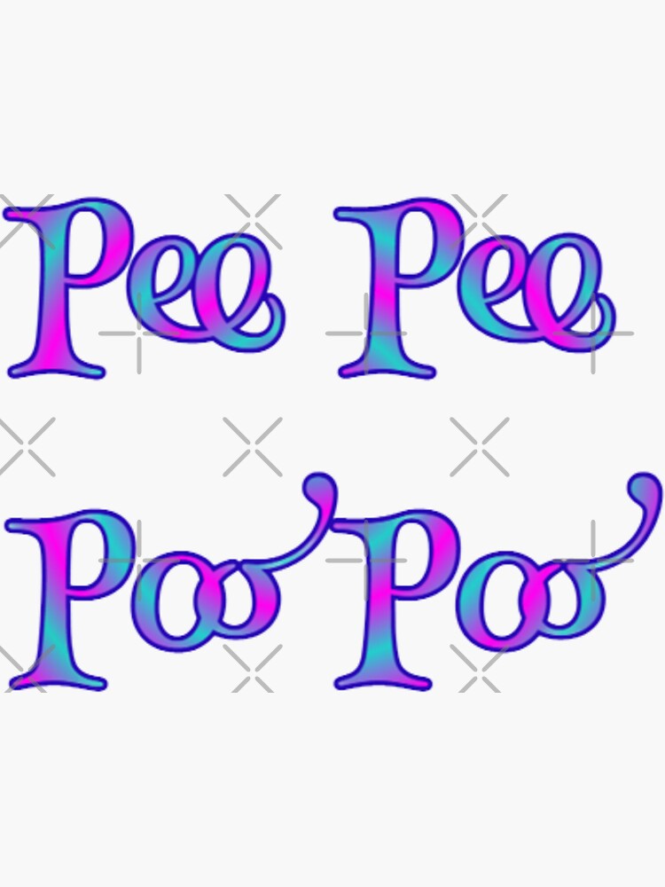 "PeePee PooPoo" Sticker for Sale by ibrahimsn | Redbubble