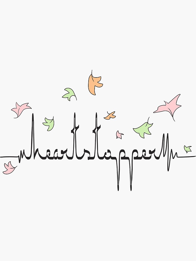 "Heartstopper Shirt/sticker Logo" Sticker for Sale by quickfreeze ...