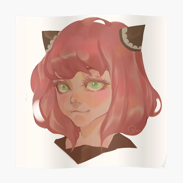 "Anya fan art" Poster for Sale by Deoxen | Redbubble