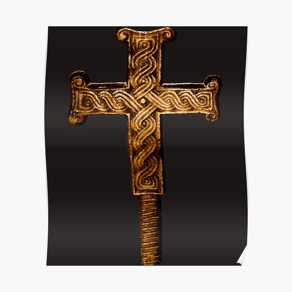 "Croatian Viseslav Crucifix " Poster for Sale by JeepClubUK | Redbubble