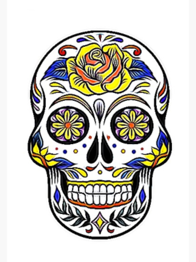 "Scull art" Sticker for Sale by Optistore | Redbubble