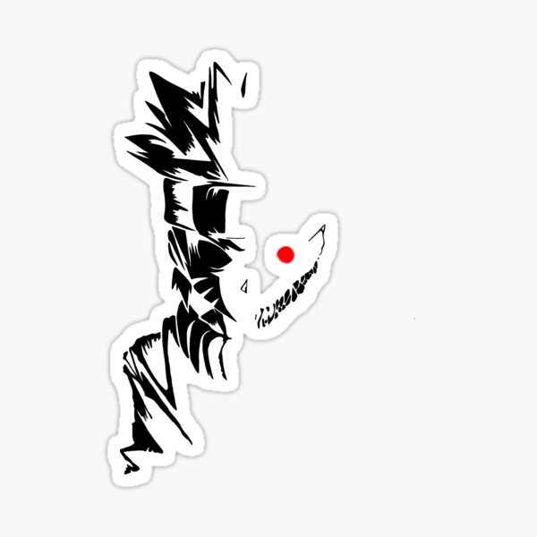 "red anime eye rage" Sticker for Sale by dr-black | Redbubble