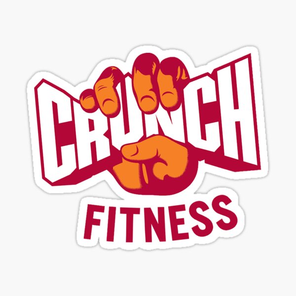 "Attractive Crunch Fitness Logo Active " Sticker for Sale by ...