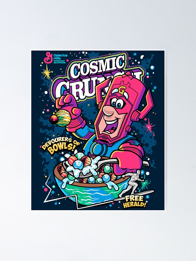 "Cereal Cosmic Crunch Cereal Active " Poster for Sale by MurrayAlfie ...