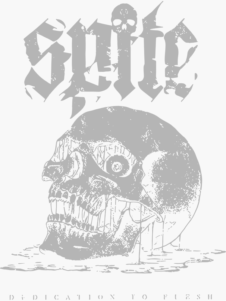 "Spite Merch Skull" Sticker for Sale by lutinakk | Redbubble