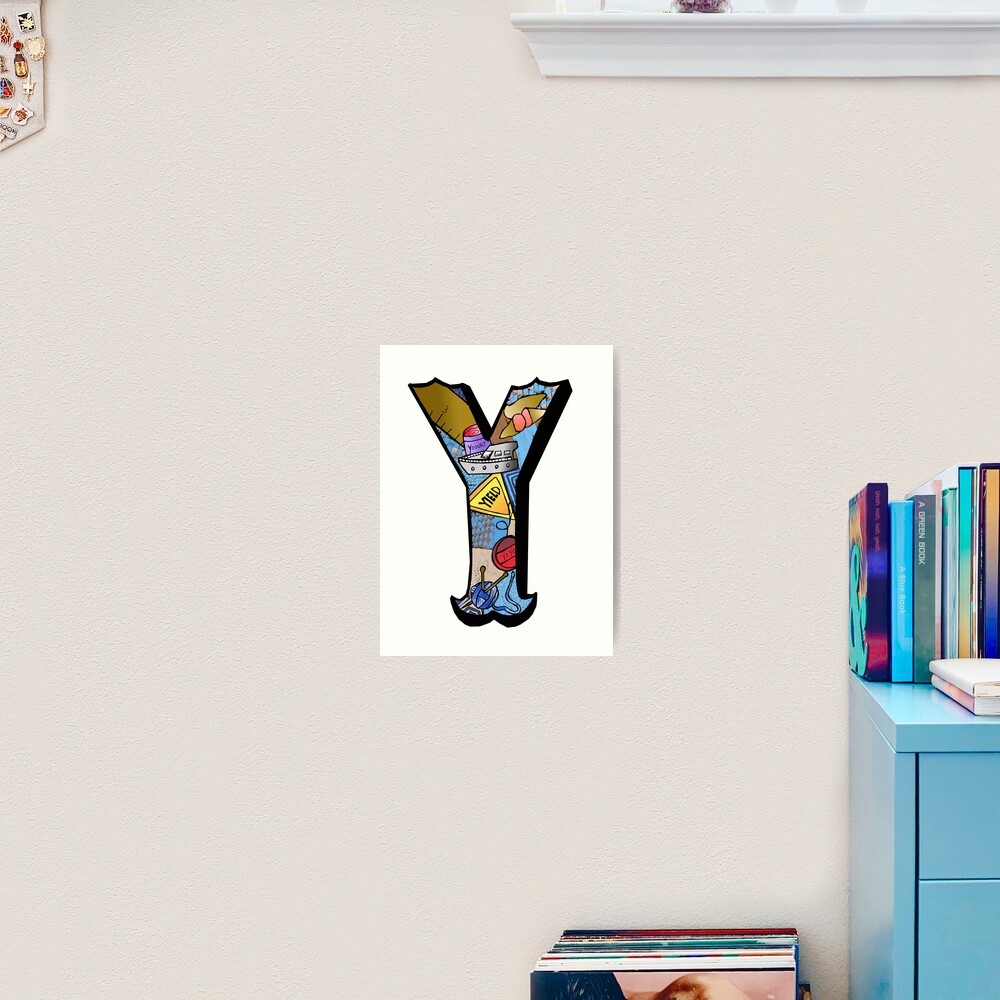 "Doodle Letter Y" Art Print for Sale by missmann | Redbubble