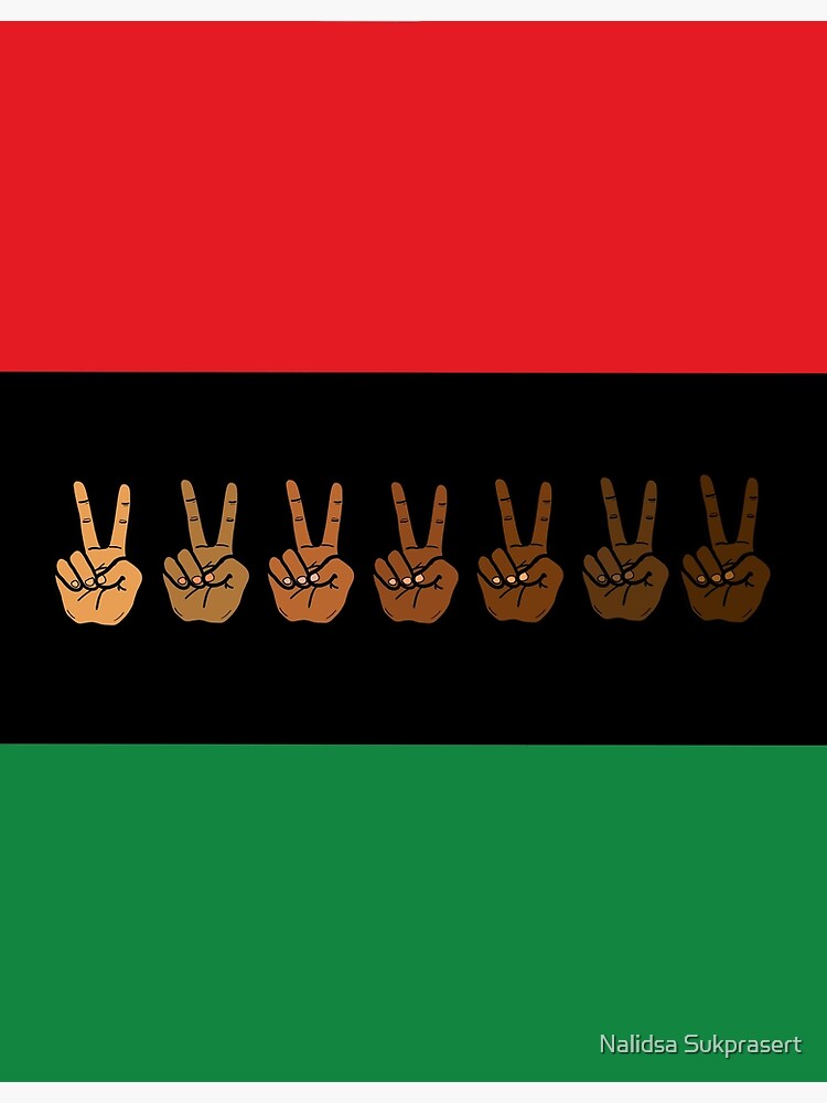 "Pan African flag Juneteenth black freedom liberation" Poster for Sale ...
