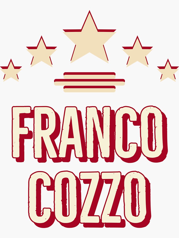 "Franco cozzo" Sticker for Sale by customfanx | Redbubble