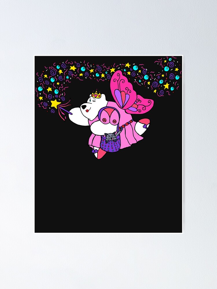 "Fairy princess bear" Poster for Sale by TrudyReyff | Redbubble