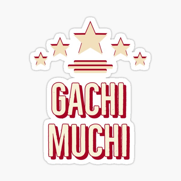 "gachi muchi" Sticker for Sale by customfanx | Redbubble