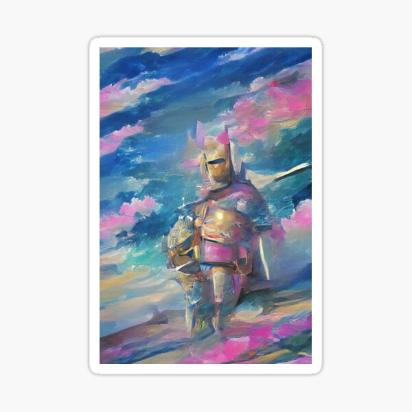 "The Knight" Sticker for Sale by DrawWithCarrots | Redbubble