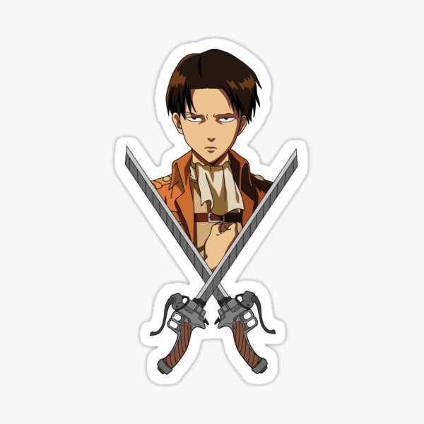 "Levi Ackerman" Sticker for Sale by ProductAnime | Redbubble