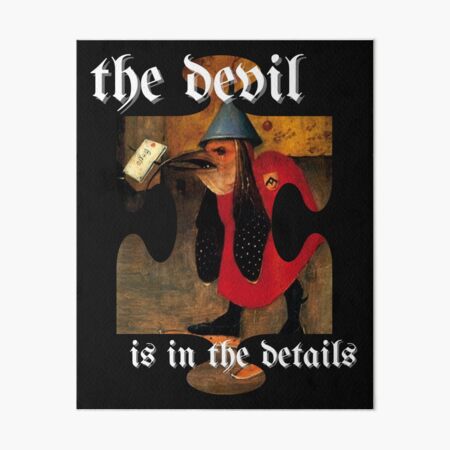 "Hieronymus Bosch Devil Is In The Detail " Art Board Print by ...