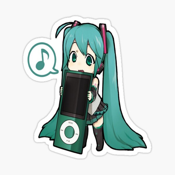 "Hatsune Miku" Sticker for Sale by eliax-art | Redbubble