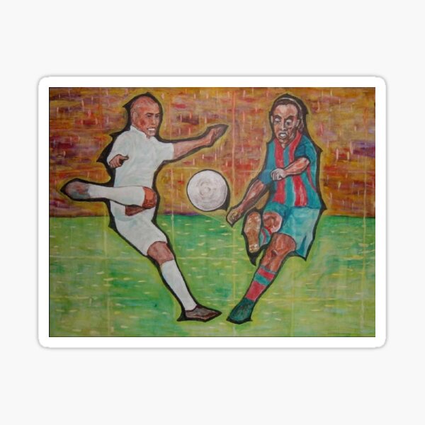 "R9 and Ronaldinho" Sticker for Sale by InakE | Redbubble