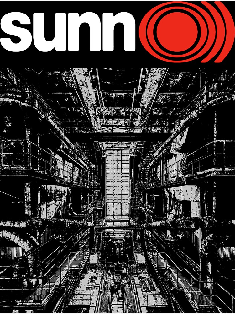 "Sunn O))) 'Black One'" Sticker by TamtamTown | Redbubble