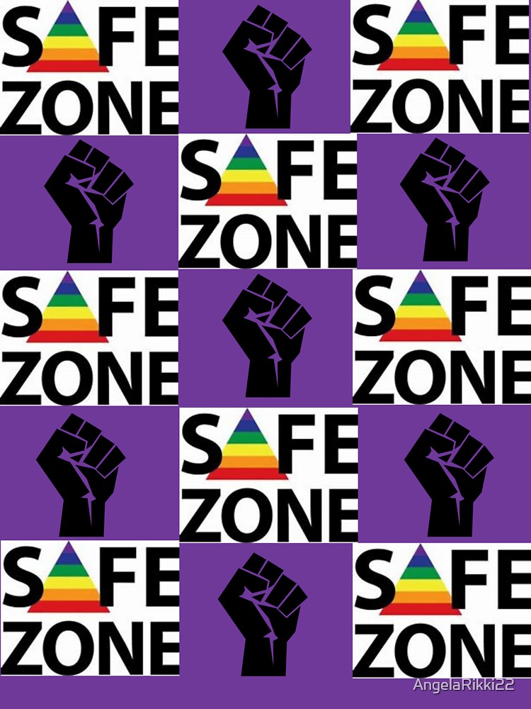 "Safe Zone" Sticker by AngelaRikki22 | Redbubble