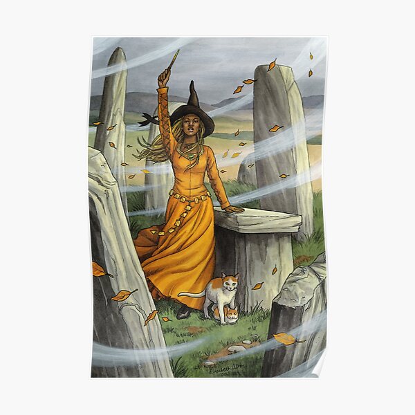 "Everyday Witch Oracle - Strength and Resilience" Poster by ...