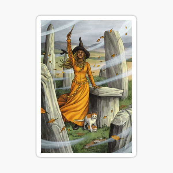 "Everyday Witch Oracle - Strength and Resilience" Sticker for Sale by ...
