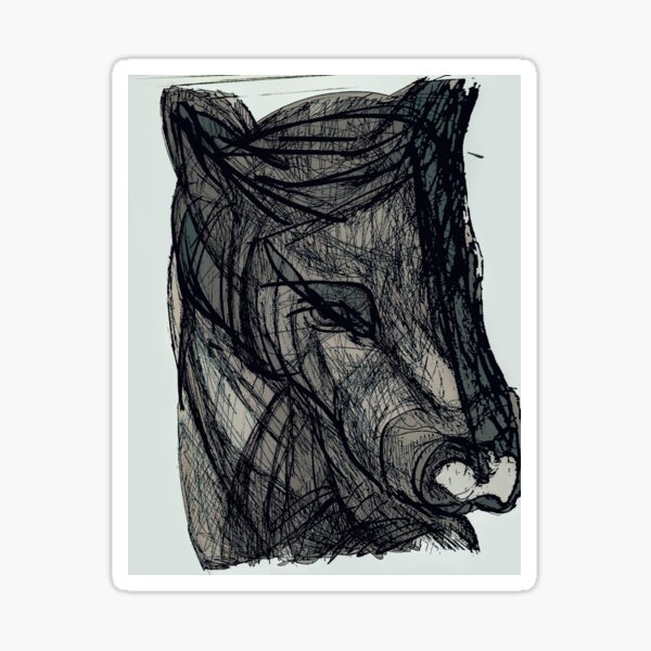 "distant note" Sticker for Sale by atrildecolores | Redbubble