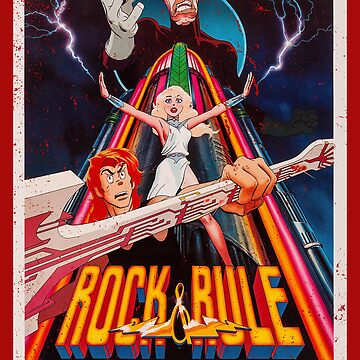 "Rock And Rule" Sticker for Sale by TeeArcade84 | Redbubble
