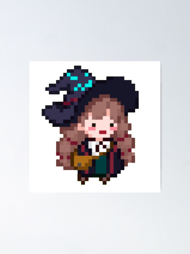 "Little Witch in the Woods Pixel Ellie " Poster for Sale by HelloBujo ...