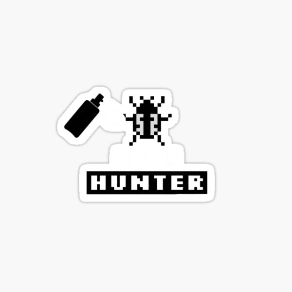 "Funny programmer Bug Hunter" Sticker for Sale by Boztik-Designs ...