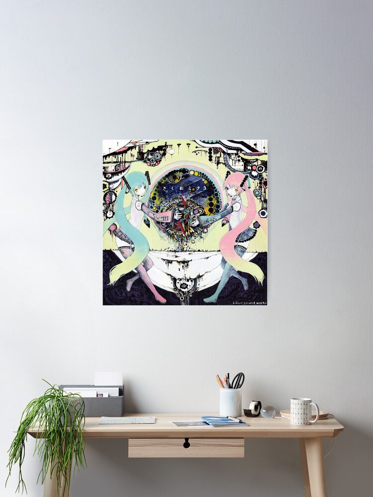 "Kikuo 3 Feat Miku" Poster for Sale by williamcuomo8 | Redbubble