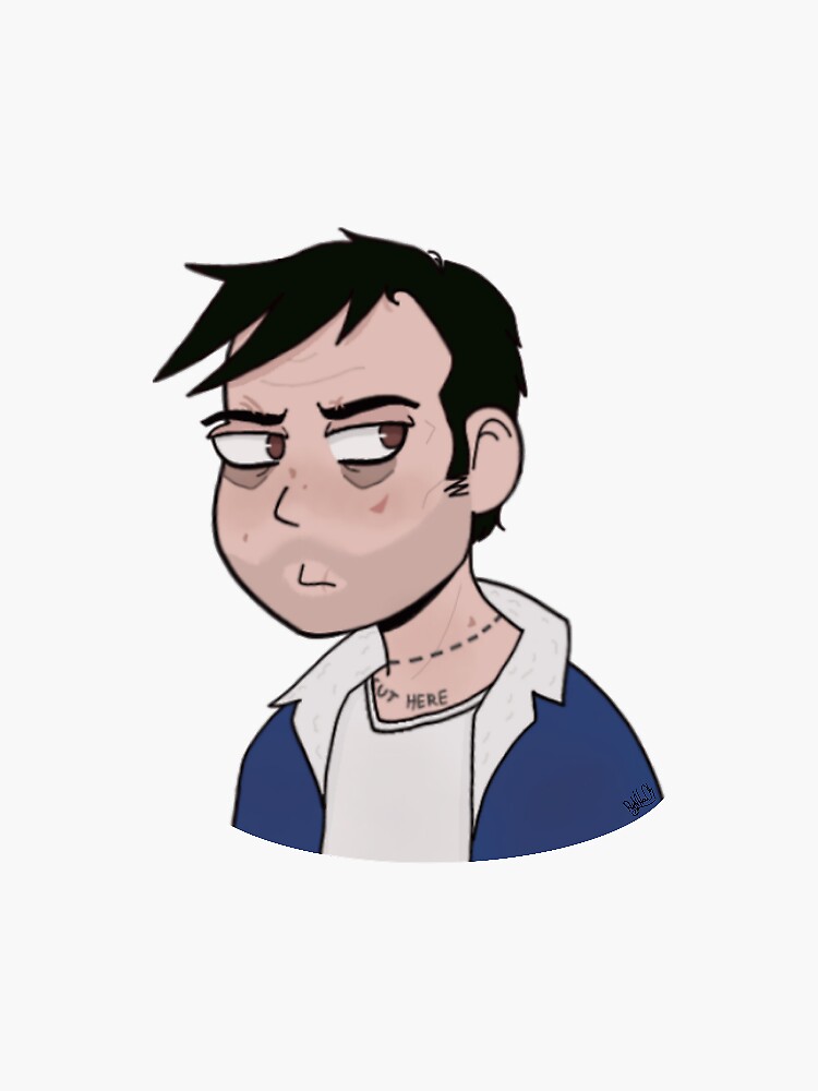 "Trevor Philips GTA V" Sticker for Sale by RynnaWasTaken | Redbubble