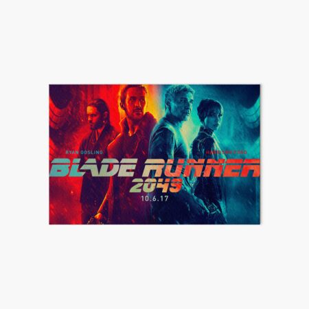 "BLADE RUNNER 2049 movie title poster" Art Board Print by DrkAkyDsgn ...