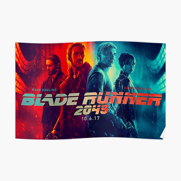 "BLADE RUNNER 2049 movie title poster" Poster for Sale by DrkAkyDsgn ...