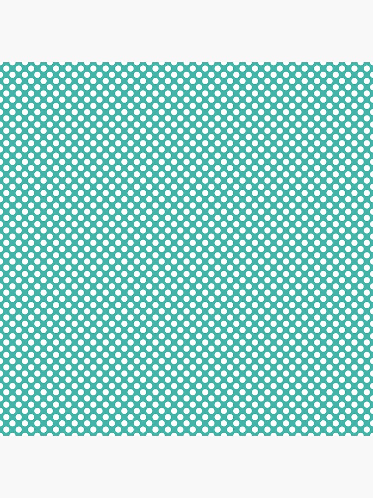 "Turquoise Polka Dots" Sticker by SaraValor | Redbubble