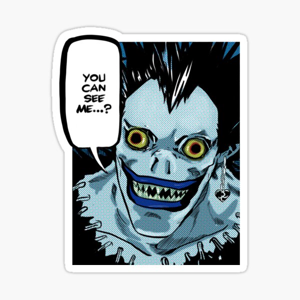 Scrapbooking Stickers Embellishments Ryuk poster stickers too anime ...