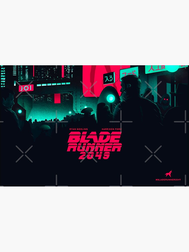 "BLADE RUNNER 2049 movie title poster retro illustration" Poster for ...