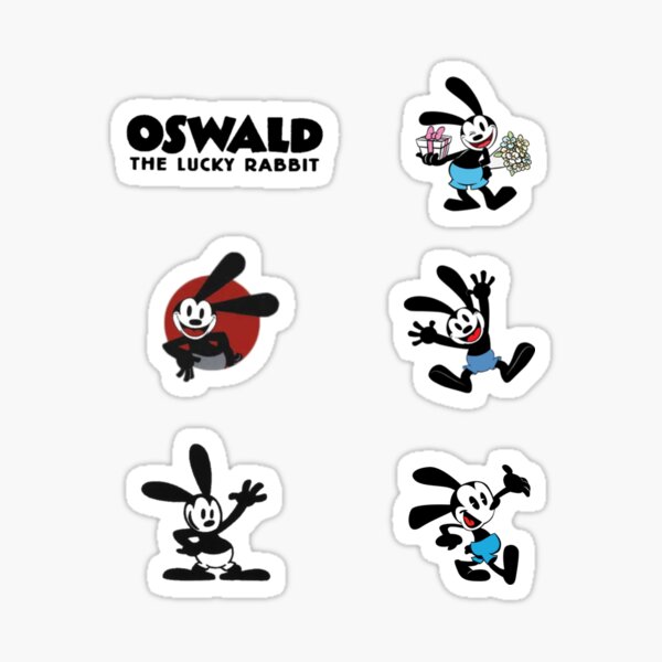 "The Lucky Rabbit Pack" Sticker for Sale by artfny | Redbubble