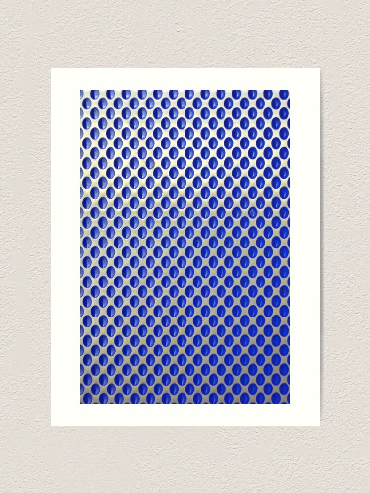 "Oval Indents - big BLUE Version" Art Print for Sale by Tree45 | Redbubble