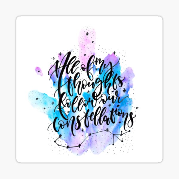 "Bridgit Mendler Diving Crystal Calligraphic Watercolor artwork ...