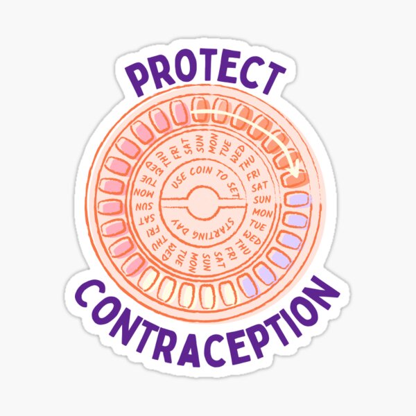"protect contraception sticker" Sticker for Sale by jscurtis | Redbubble