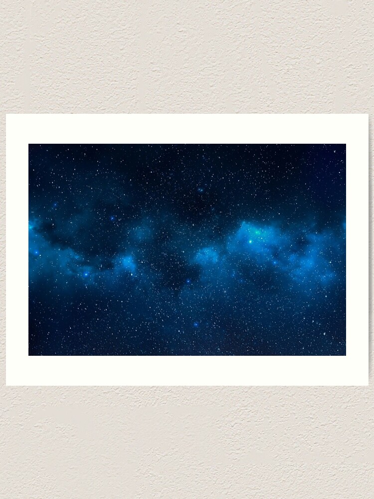 "Blue Star Galaxy" Art Print for Sale by newburyboutique | Redbubble