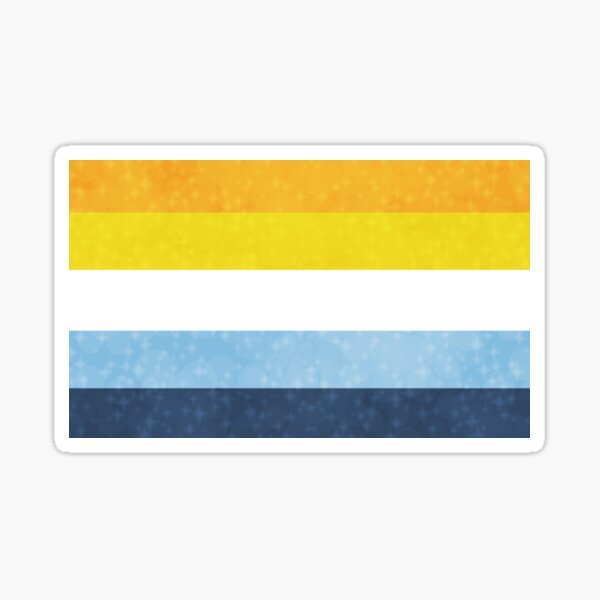 Shimmer Aroace Pride Flag Sticker For Sale By Whizz0 Redbubble