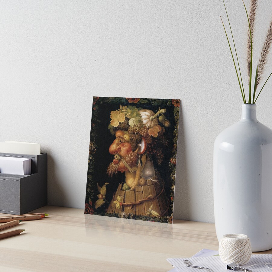 "Giuseppe Arcimboldo "The Fall" // "L'automne"" Art Board Print for ...