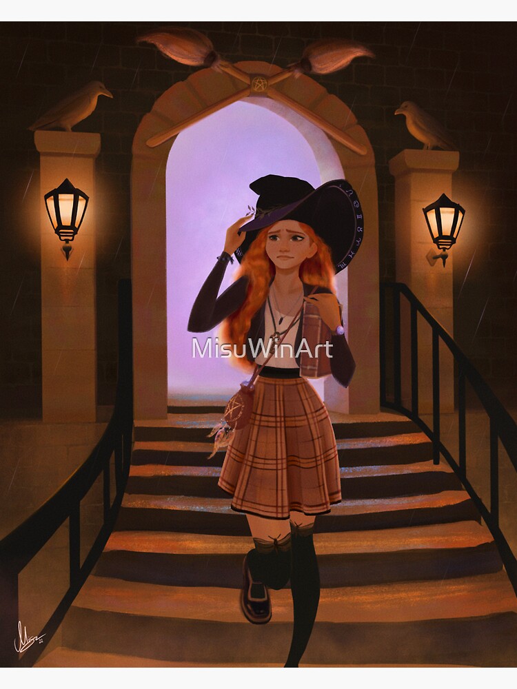 "Magic Apprentice" Sticker for Sale by MisuWinArt | Redbubble