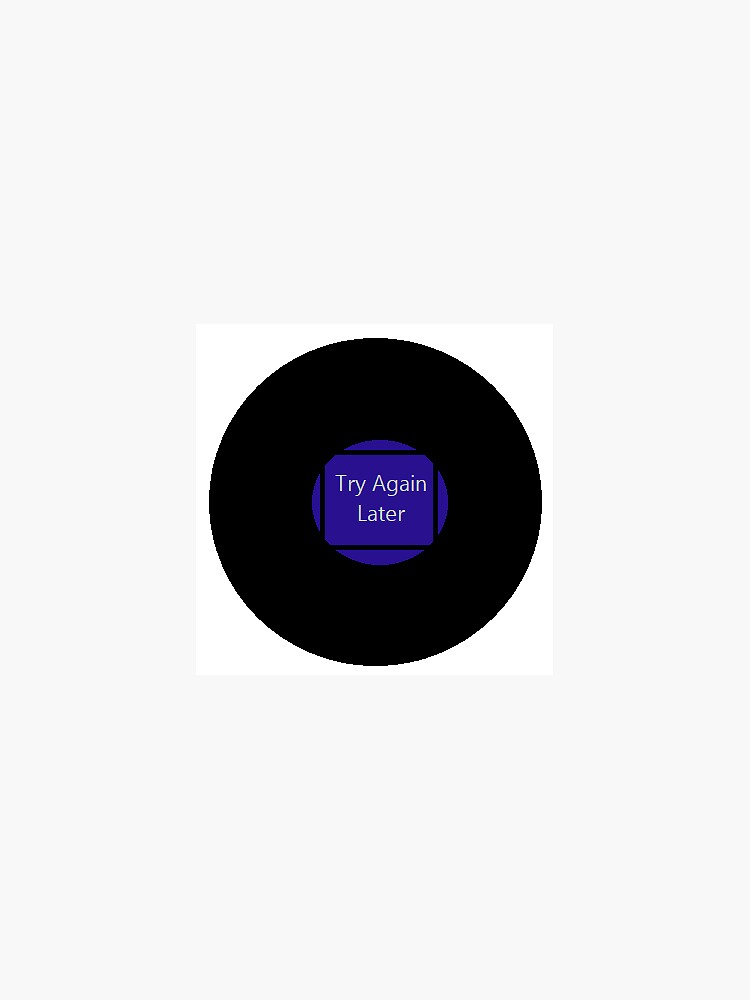 "Magic Eight Ball" Sticker for Sale by JewelsLuvSanrio | Redbubble