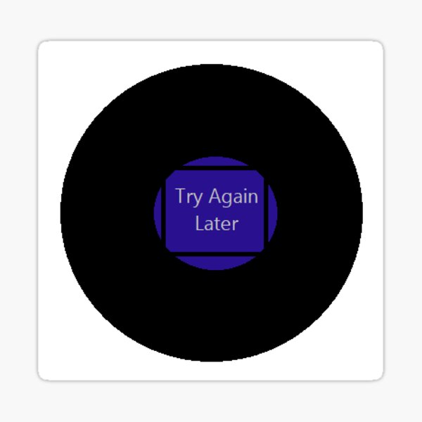 "Magic Eight Ball" Sticker for Sale by JewelsLuvSanrio | Redbubble