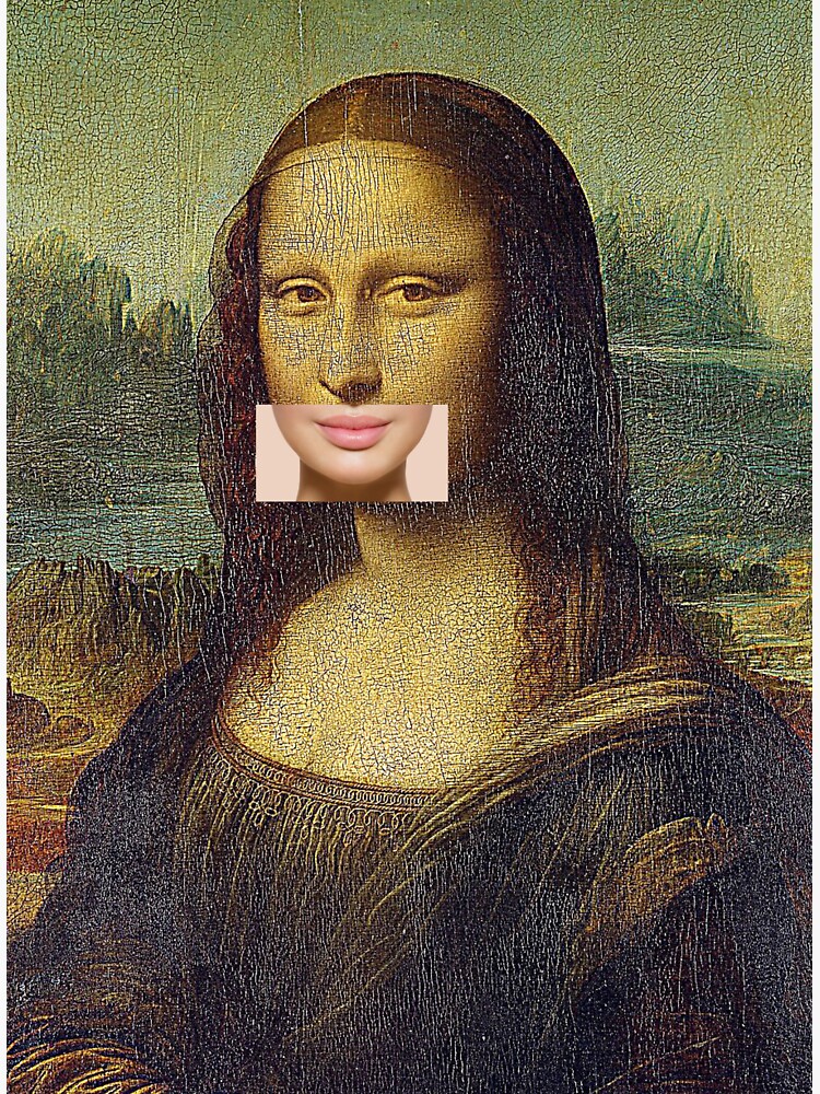 "Mona Lisa Meme" Sticker for Sale by ramazis | Redbubble
