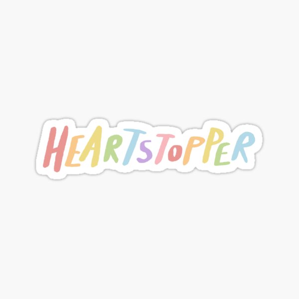 "Heartstopper logo - rainbow ver. " Sticker for Sale by bubblytank ...